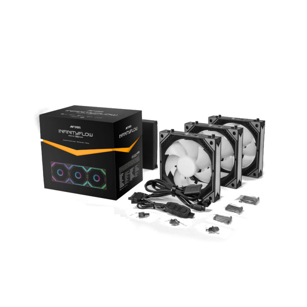 Buy Ant Esports Infinity Flow 120mm 3-pack | Case Fan | Vedant Computers