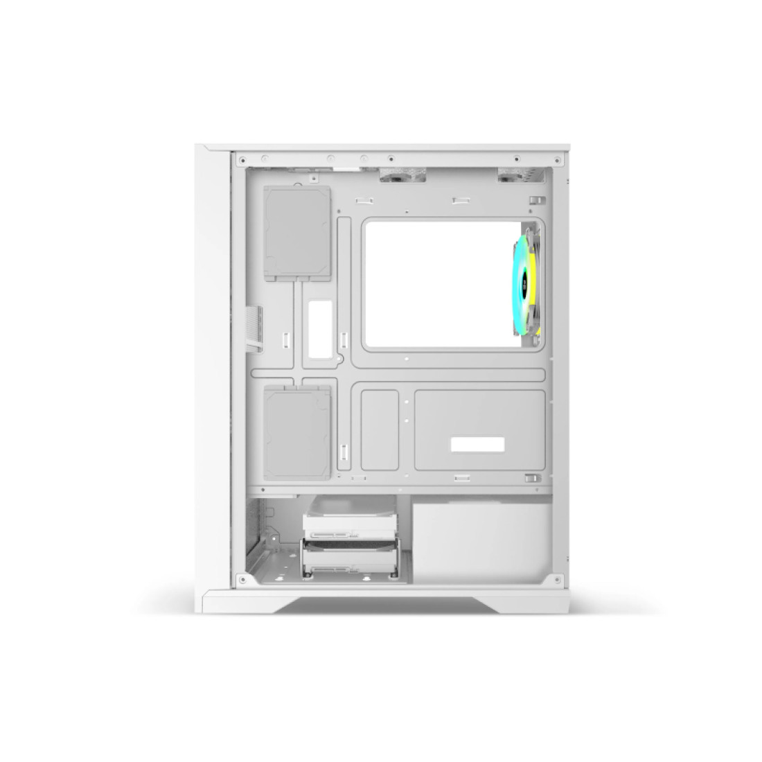 Buy Ant Esports ICE-4000 RGB White | Cabinet | Vedant Computers