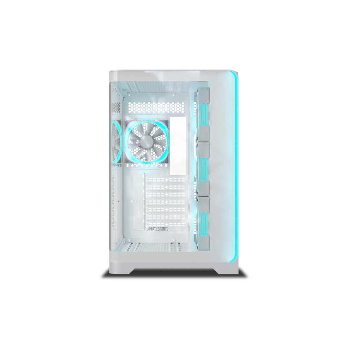 Buy Ant Esports Crystal ARC White | Gaming Cabinet | Vedant Computers