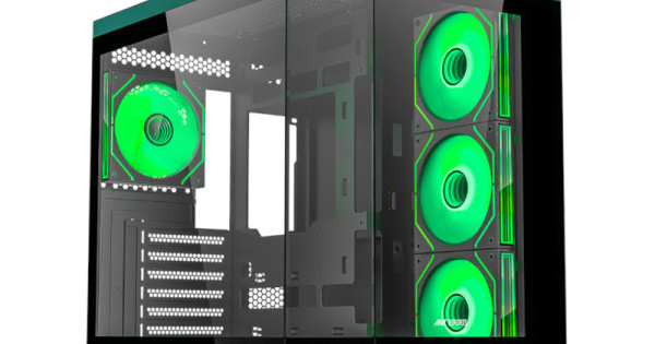 Buy Ant Esports Crystal X11 ARGB Green | Cabinet | Vedant Computers