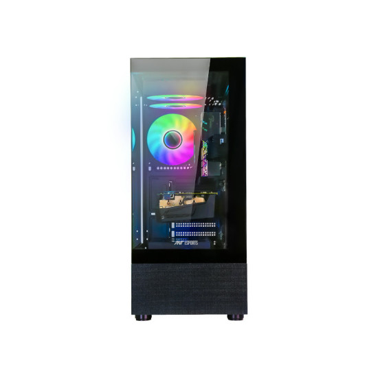Buy Ant Esports Crystal X2 ARGB Black | Cabinet | Vedant Computers