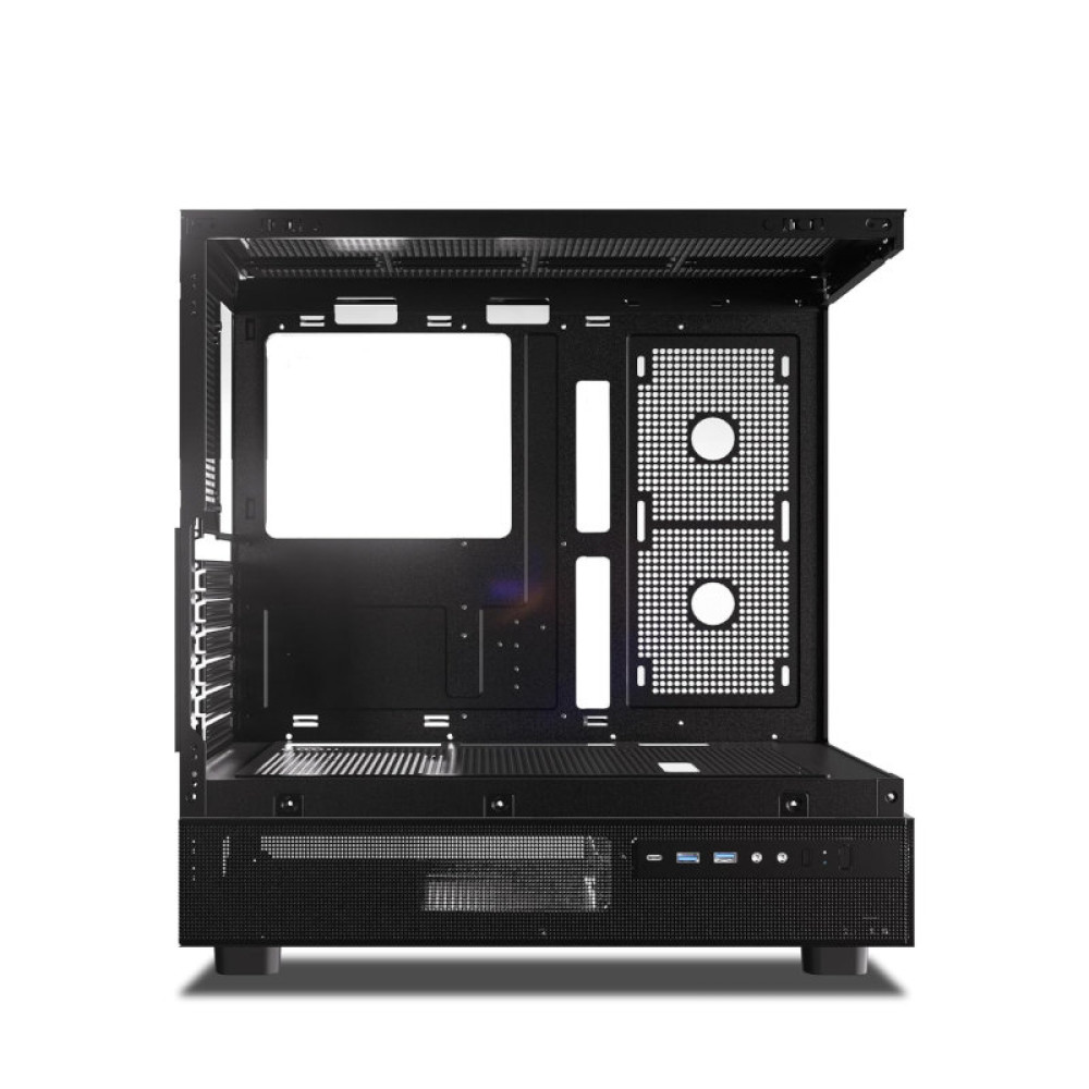 Buy Ant Esports Crystal X6 Black | Cabinet | Vedant Computers