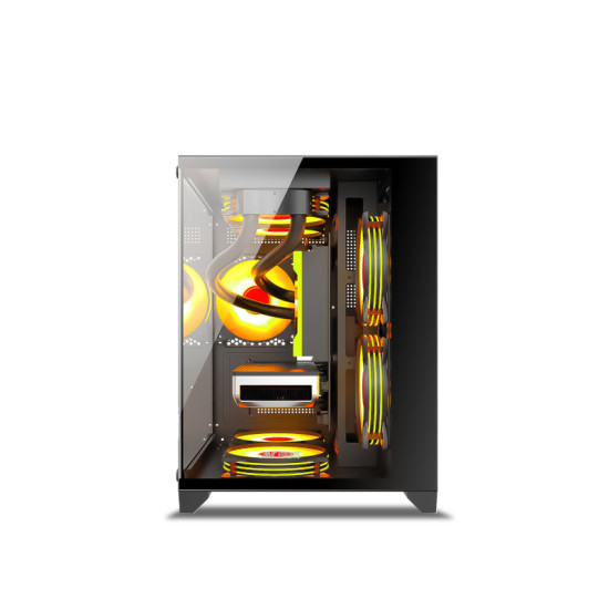 Buy Ant Esports Crystal Z2 Black | Cabinet | Vedant Computers