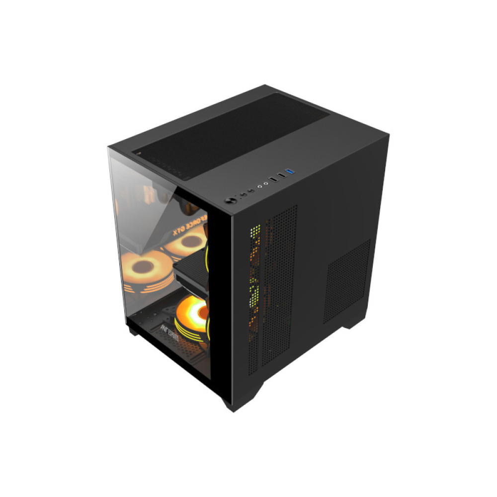 Buy Ant Esports Crystal Z2 Black | Cabinet | Vedant Computers