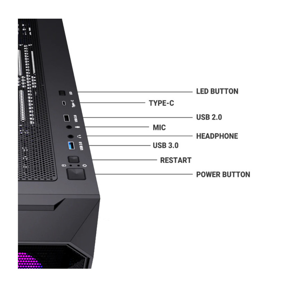 Buy Ant Esports ICE-410TG | Cabinet | Vedant Computers