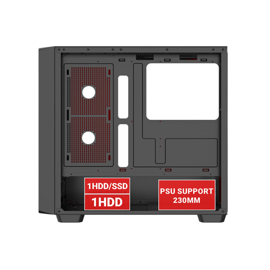 Buy Ant Esports ICE Digital C3 Black | Cabinet | Vedant Computers