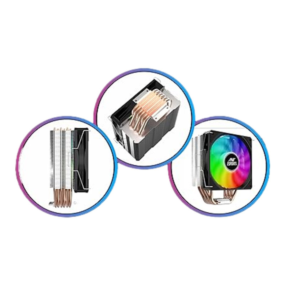 Buy Ant Esports ICE-C612 Digital | Air CPU Cooler | Vedant Computers
