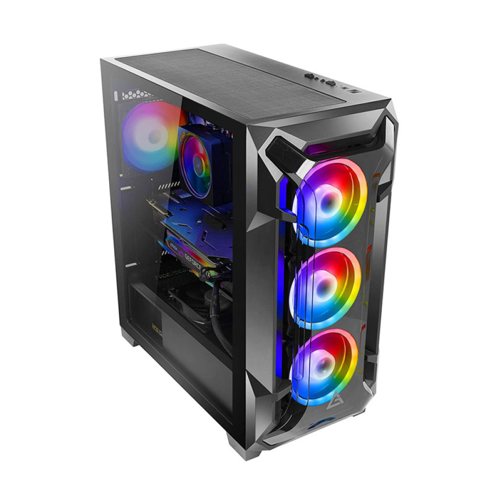 Buy Antec DF600 Flux Gaming Mid-Tower Transparent Side Panel at Best ...
