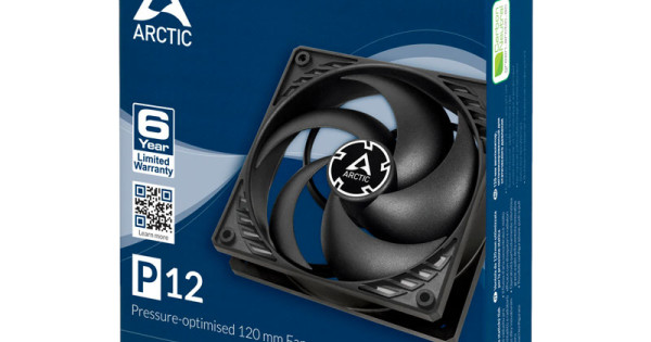 Buy Arctic P12 Pressure Optimised 120mm Fan – Black in India only at ...