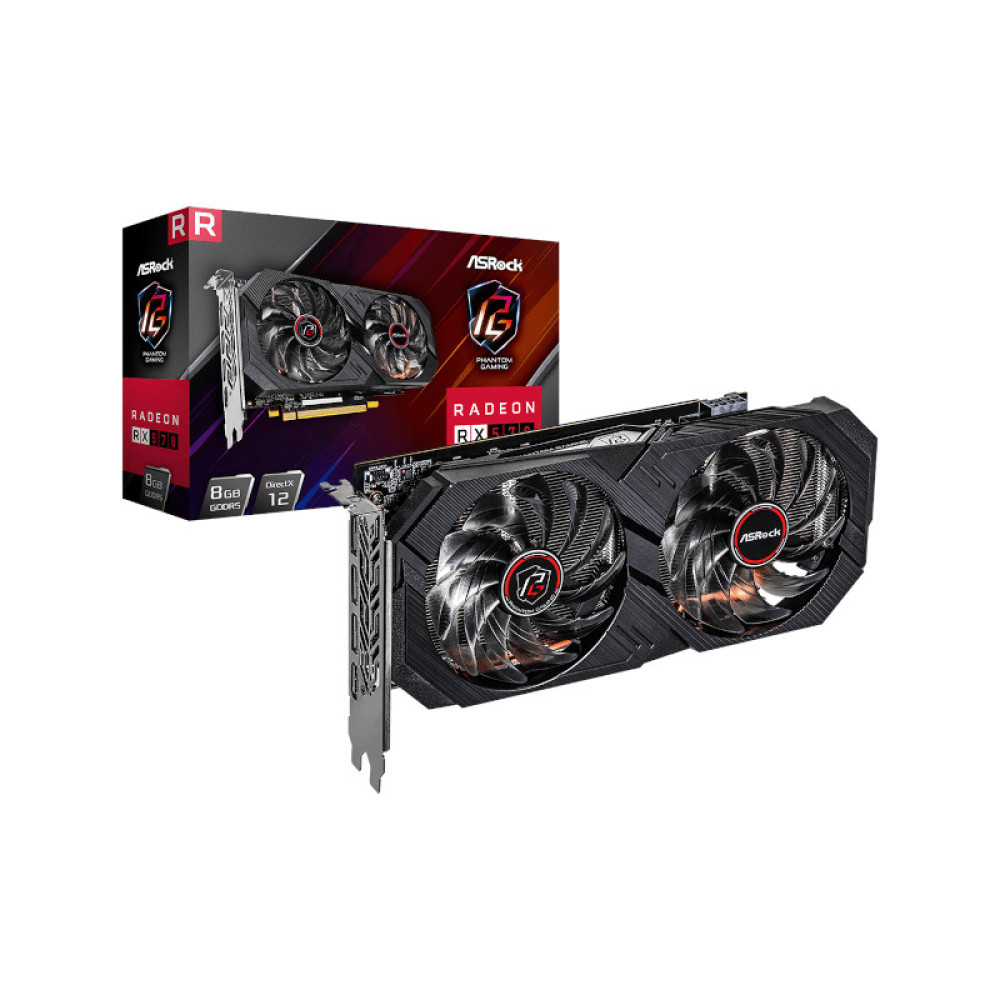 Buy ASRock AMD Radeon RX 570 Phantom Gaming Elite 8GB GDDR5 Graphics ...