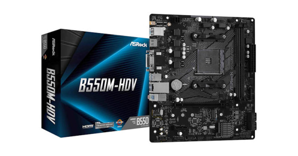 Buy B550M-HDV Motherboard at Best Price in India only at Vedant Computers