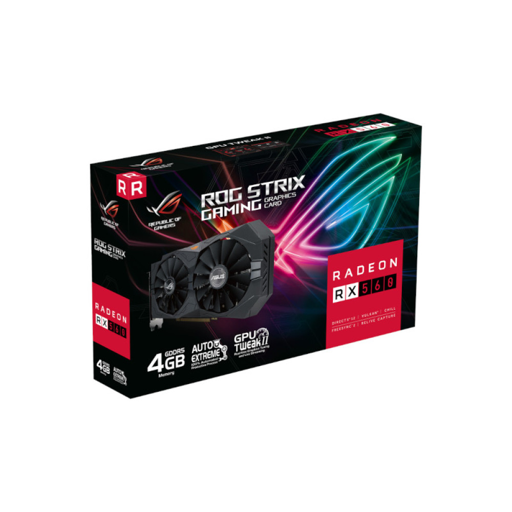 Buy Asus ROG Strix Radeon RX 560 V2 4GB GDDR5 Graphics Card at Best ...