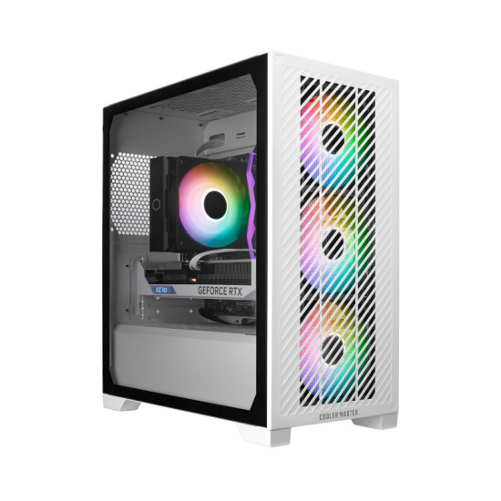 Buy Cooler Master Elite 301 ARGB Cabinet - White at Best Price in India ...