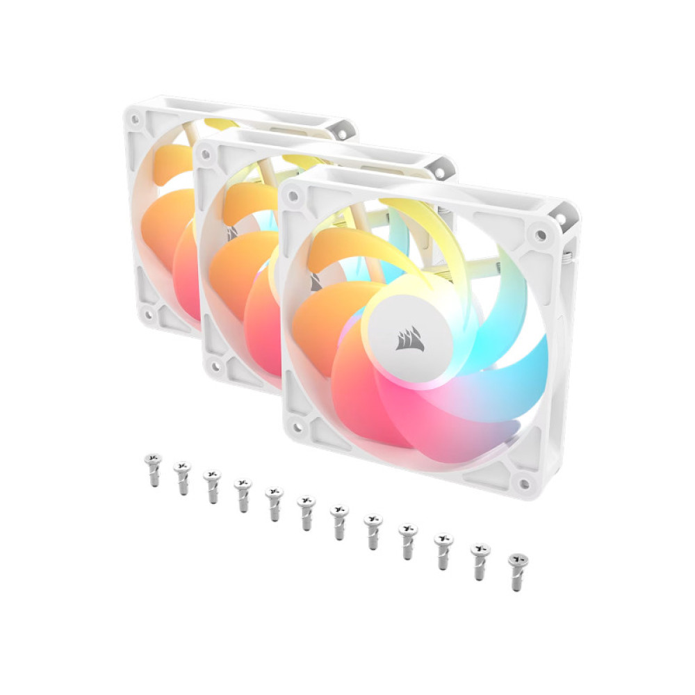 Buy Corsair RS120-R ARGB 120mm PWM Reverse Cabinet Fan (Triple Pack ...