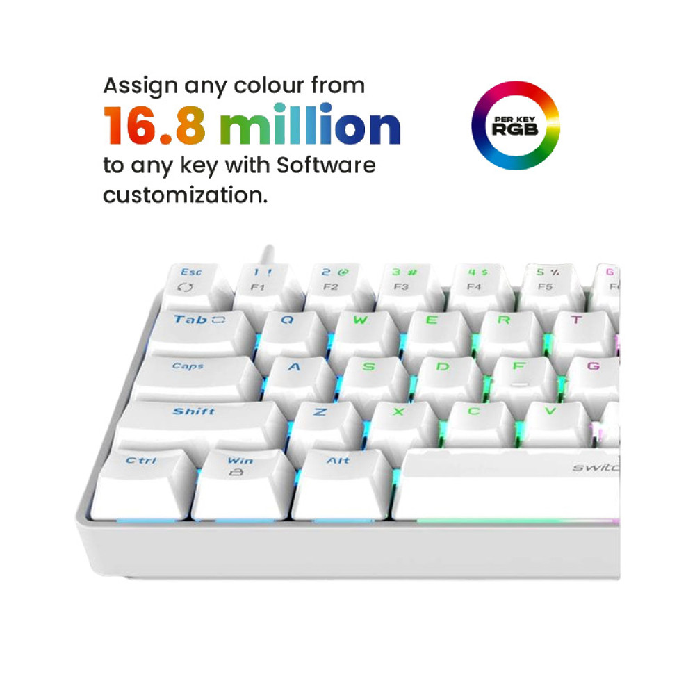 Buy Cosmic Byte Artemis Blue Switch White| RGB Mechanical Keyboard