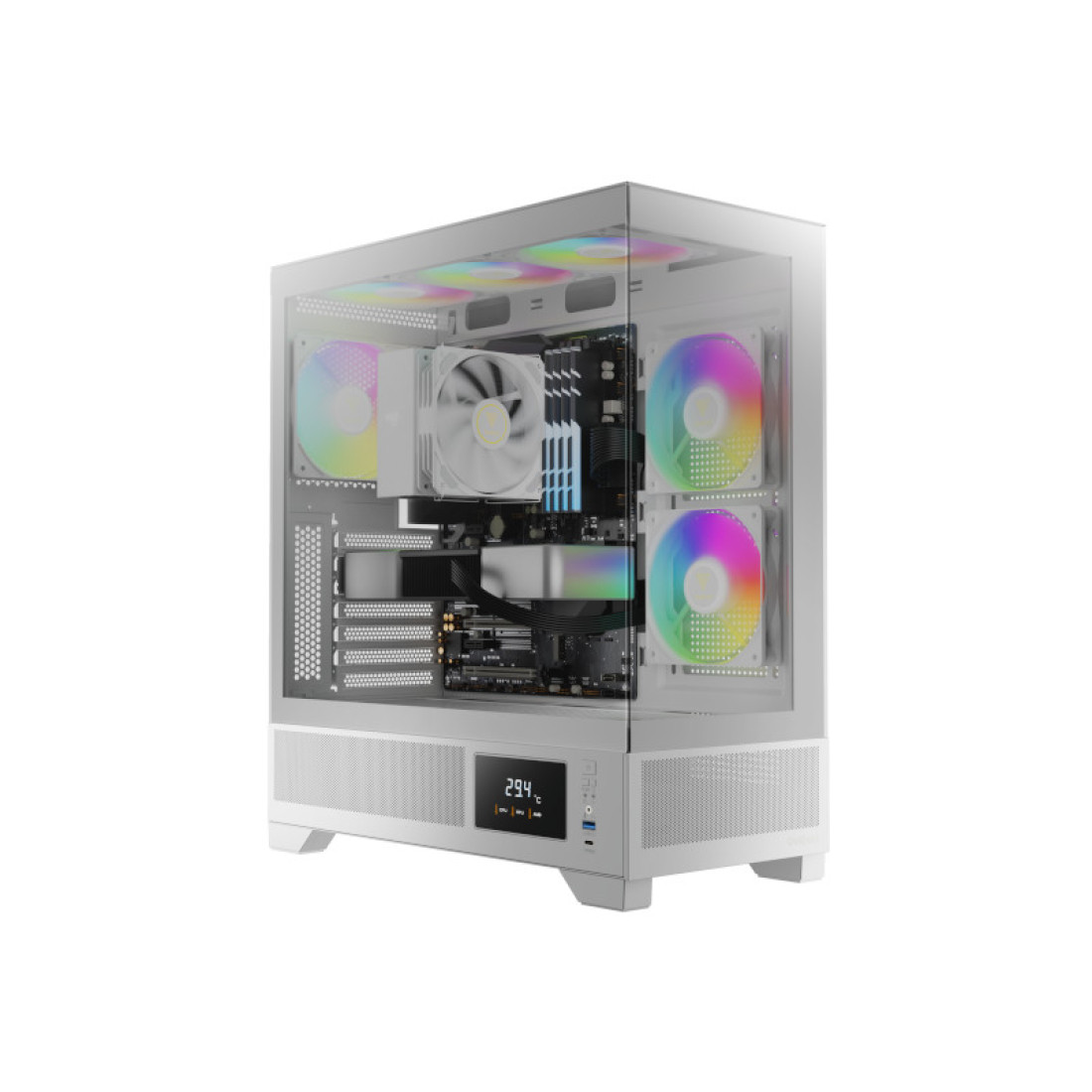 Buy Gamdias Atlas M1 WH Mid Tower Gaming Cabinet at Best Price in India only at Vedant Computers