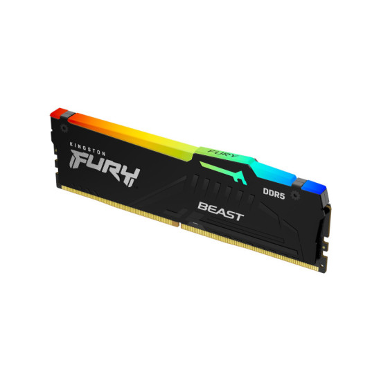 Buy Kingston Fury Beast RGB 16GB (1x16GB) 6000MHz DDR5 CL30 Memory - Black at Best Price in ...