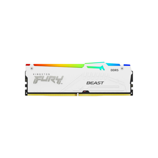 Buy Kingston Fury Beast RGB 32GB (2x16GB) 6000MHz DDR5 CL30 Memory - White at Best Price in ...