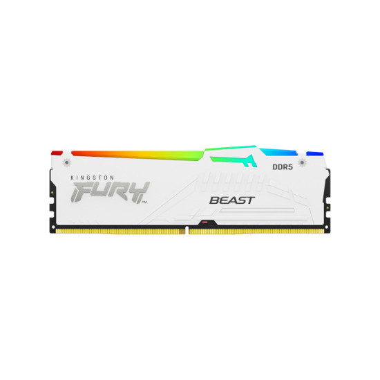 Buy Kingston Fury Beast RGB 16GB (1x16GB) 5600MHz DDR5 CL36 Memory - White at Best Price in ...