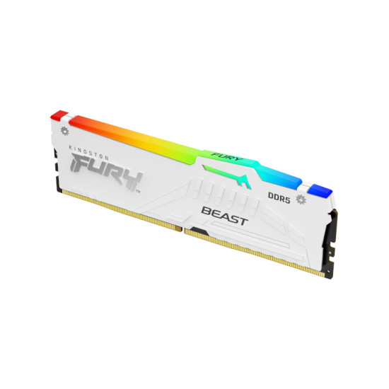 Buy Kingston Fury Beast RGB 16GB (1x16GB) 5600MHz DDR5 CL36 Memory - White at Best Price in ...
