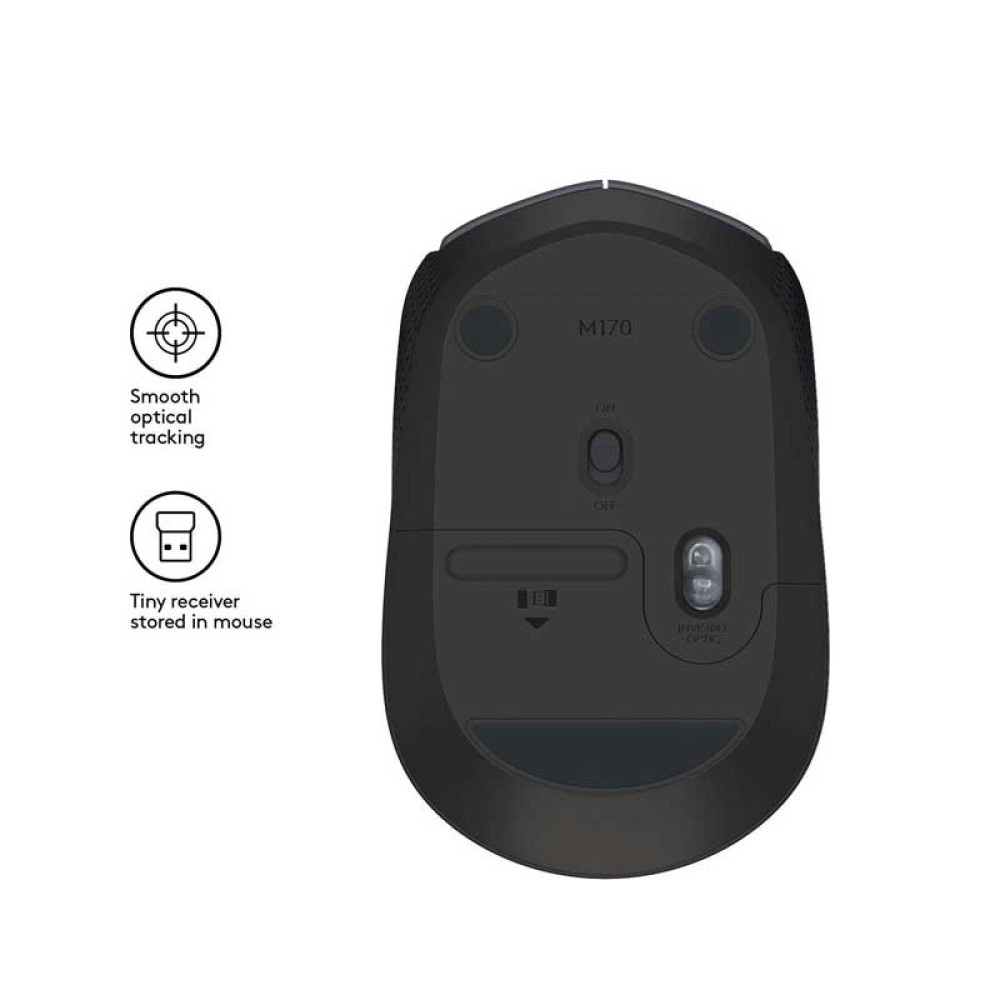 Buy Logitech M171 Grey Wireless Mouse at Best Price in India only at ...