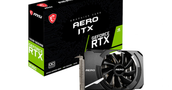 Buy MSI GeForce RTX 3060 Aero ITX 12G OC 12GB GDDR6 Graphics Card at ...