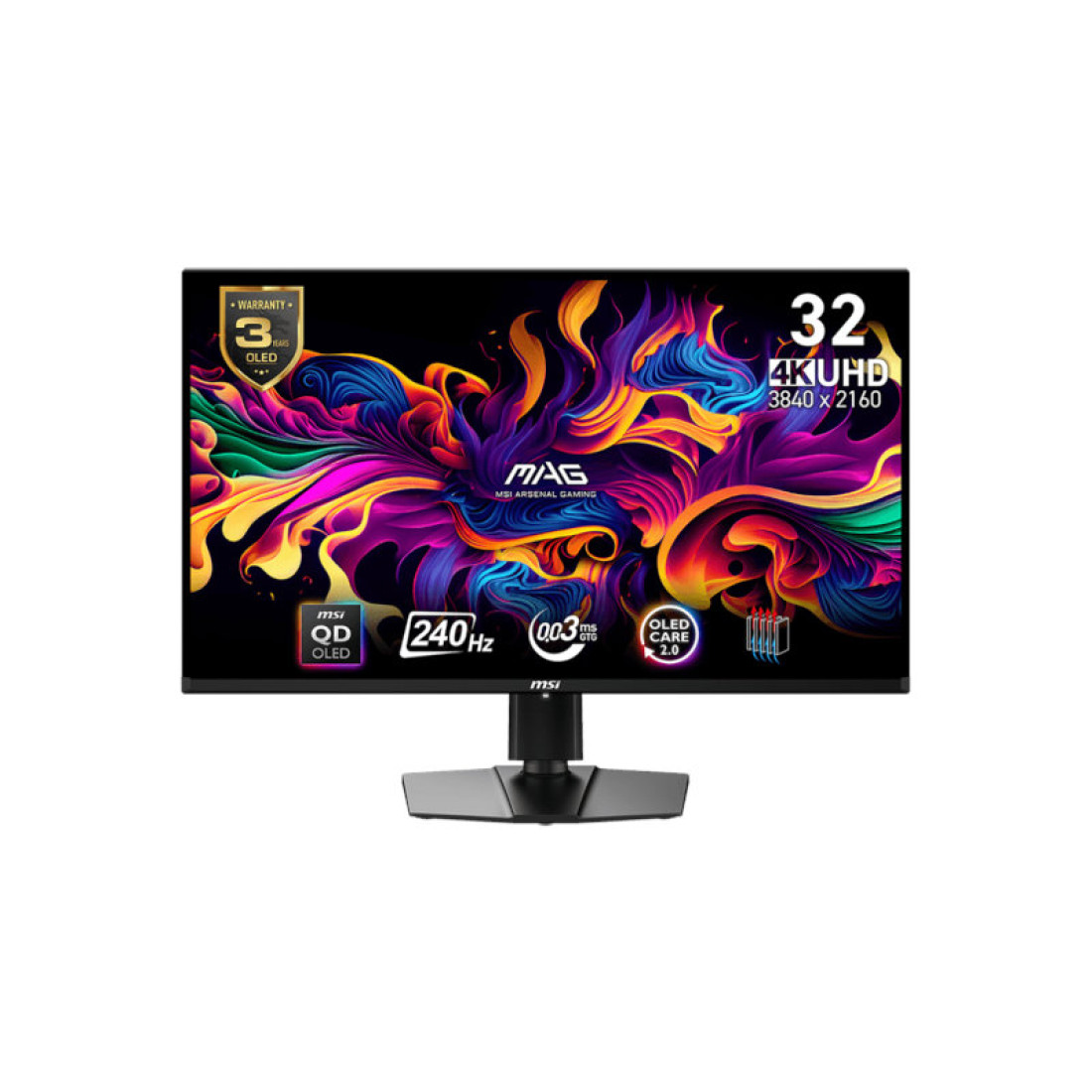 Buy MSI MAG 321UPX QD-OLED 32 Inch QD-OLED UHD 240Hz Gaming Monitor at ...