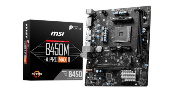 Buy MSI B450M-A Pro Max II Motherboard at Best Price in India Only at ...