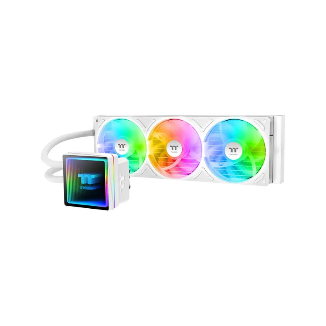 Buy Thermaltake TH360 V3 ARGB Sync Snow Edition Liquid CPU Cooler at ...