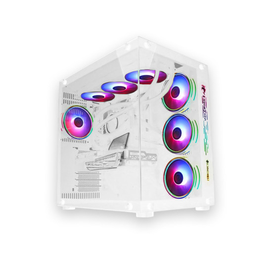 Buy Zebronics Zeb-Hermes Mid-Tower Cabinet - White at Best Price in ...