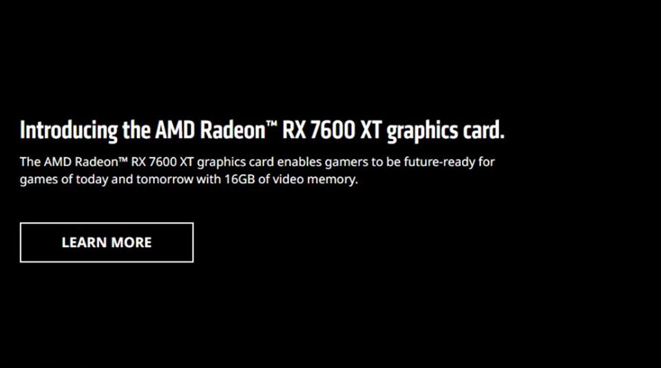 AMD Radeon™ RX Graphics Cards at Vedant Computers
