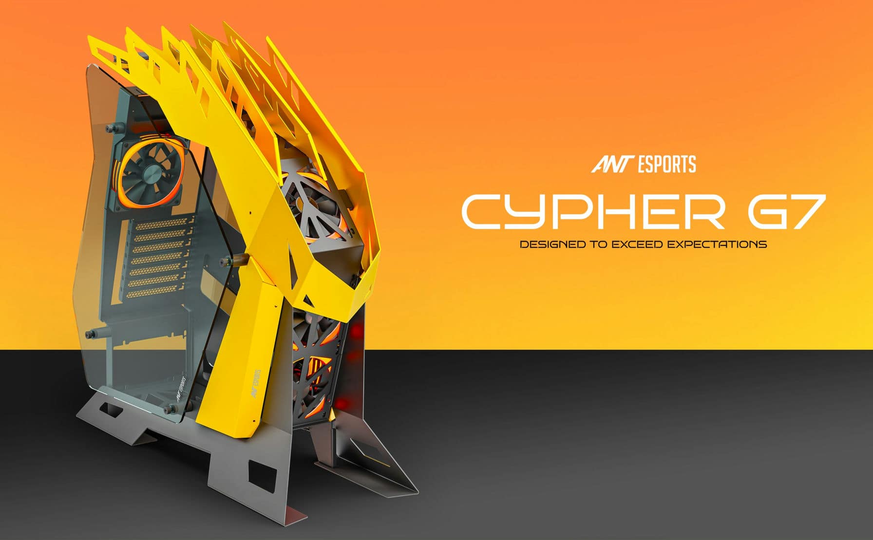 Buy Ant Esports Cypher G7 Mid-Tower ATX Gaming Cabinet | Vedant Computers