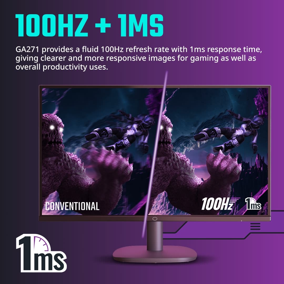 Buy Cooler Master GA271 | Gaming Monitor | Vedant Computers